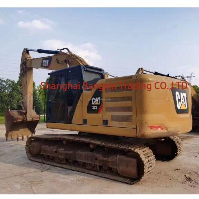 China 20 Ton CAT 323 Mini Excavator Used Machine with 1.2M³ Bucket Capacity and Good Condition for sale