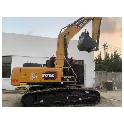 China Sany SY215C Used Excavator 20 Ton Construction Machine with Hengli Hydraulic Cylinder for sale