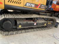 China Global Used Sany SY75 Crawler Excavator with Original Hydraulic Valve for sale
