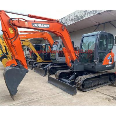 China 2020 EPA/CE Certified Hydraulic Backhoe Crawler Used Excavator/Digger Doosan DX60 for sale