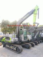 China 7 Ton ZOOMLION ZE75 Mini Excavator with Maximum Digging Height of 3582mm for sale