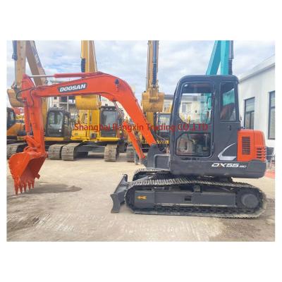 China Original Hydraulic Cylinder Doosan DH55 Second Hand Excavator for International Market for sale