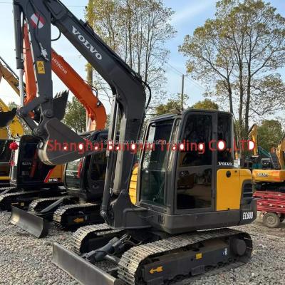 China Small Machine Used Mini Excavator VOLVO EC60D with Strong Power and Hydraulic Stability for sale