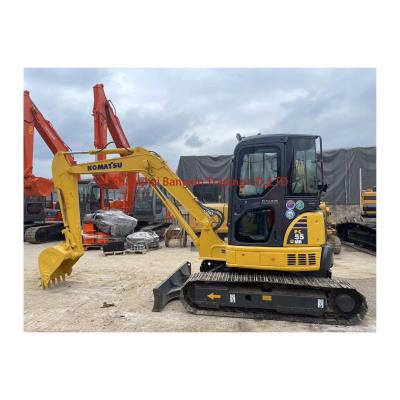 China Yes We Inspection Used Komatsu PC55MR-2 Mini Excavator with Original Hydraulic Pump for sale