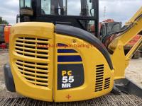 China Yes We Inspection Used Komatsu PC55MR-2 Mini Excavator with Original Hydraulic Pump for sale