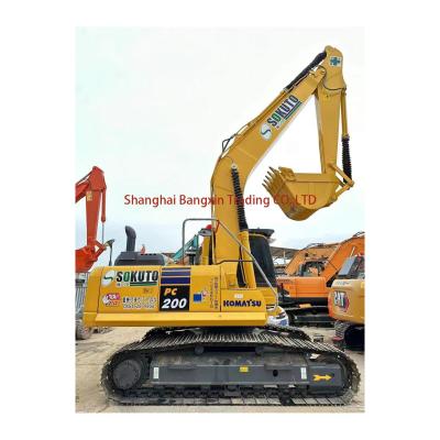 China 20000 KG Used Komatsu PC200 Excavator with 1 Bucket Capacity in Excellent Condition for sale