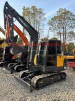 China Yes We Inspection 90% Small Digger Machinery with Low Hours Used Mini Excavator VOLVO EC60 for sale