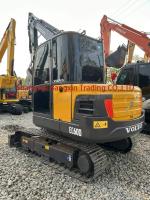 China Yes We Inspection 90% Small Digger Machinery with Low Hours Used Mini Excavator VOLVO EC60 for sale
