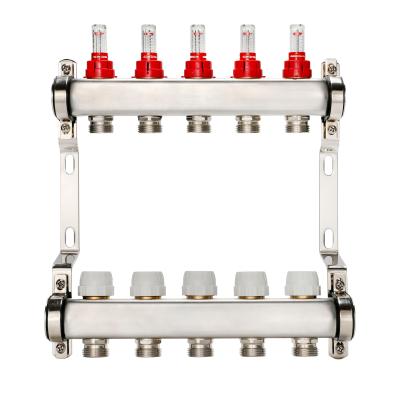 China Floor Heating System Made Possible with Stainless Steel Underfloor Heating Manifold for sale