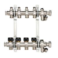 China Underfloor Heating Water Manifold Pipe Collector with Sturdy Stainless Steel Material for sale