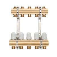 China Durable DR-1503 Brass Manifold for Water Pipe Underfloor Heating Mixing Valve for sale