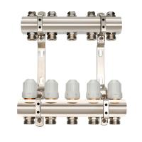 China Floor Heating Pipe Distribution System Solution Modern DR-1411 Brass Manifold Design for sale