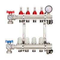 China Modern Design Brass Manifold for Functional Underfloor Heating Systems Collector for sale