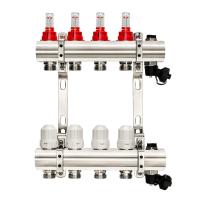 China Stainless Steel Underfloor Heating Manifold for DR-1402 in HVAC Industry for sale