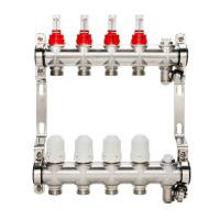 China Underfloor Heating Made Easy with DR-1302 Stainless Steel Manifold Pipe Collector for sale