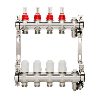 China Underfloor Heating Made Easy with DR-1302 Stainless Steel Manifold Pipe Collector for sale