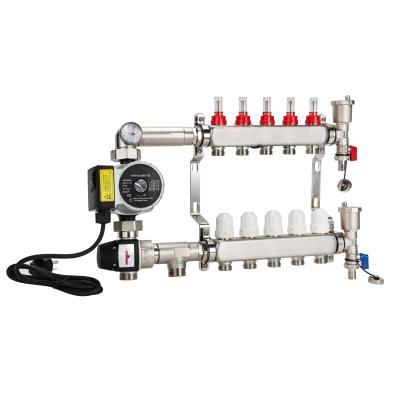 China Stainless Steel Manifold The Perfect Solution for Water Distribution in Floor Heating for sale