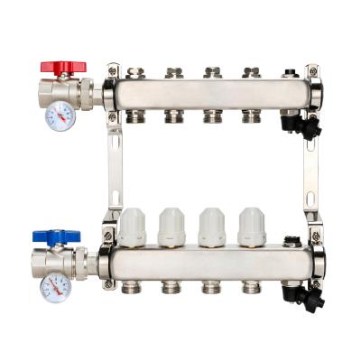 China Floor Heating Systems DR-1332 Stainless Steel Manifold for Reliability and Efficiency for sale