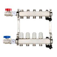 China DR-1231 Style Stainless Steel Heating Manifold Engineered to Suit Under Floor Heating for sale