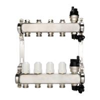 China Underfloor Heating Water Manifold DR-1213 Stainless Steel Manifolds with Manufacture for sale