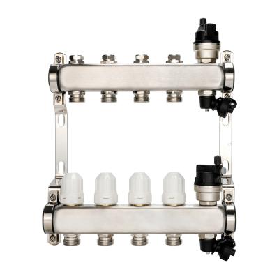 China Underfloor Heating Water Manifold DR-1213 Stainless Steel Manifolds with Manufacture for sale