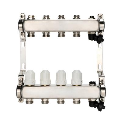 China Floor Heating System Stainless Steel Manifold Bar for Maximum Comfort and Efficiency for sale