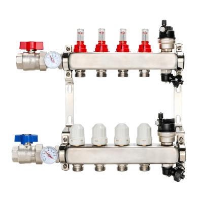 China DR-1228 Underfloor Heating Stainless Steel Manifold The Best Choice for Floor System for sale