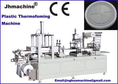 China New Condtion Polypropylene Transparent Sheet Plastic Lid Machine/Thermoforming Machine for sale
