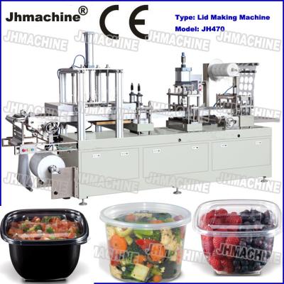 China Polypropylene tranparent sheet cup lid Automatic Plastic Thermorforming Machine food grade for sale