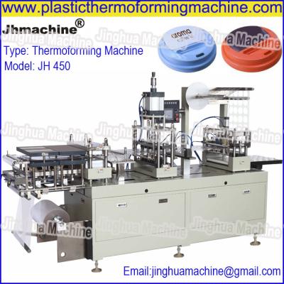 China Best-selling high speed hign quality plastic cup lid thermoforming machine for sale