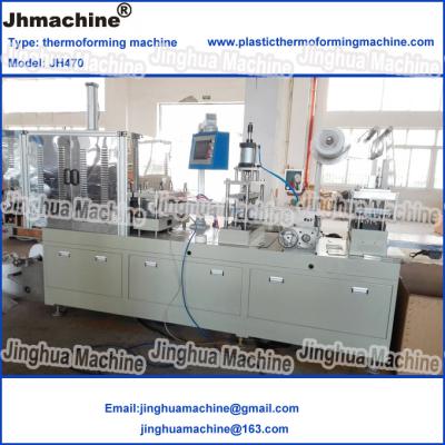 China small thermoforming Machine for disposable containers and lids/save engergy use PP materia for sale