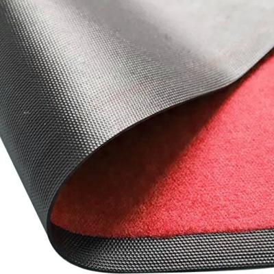 China Commercial Jet Print Logo Mats Nylon Fibre Rubber Back for sale