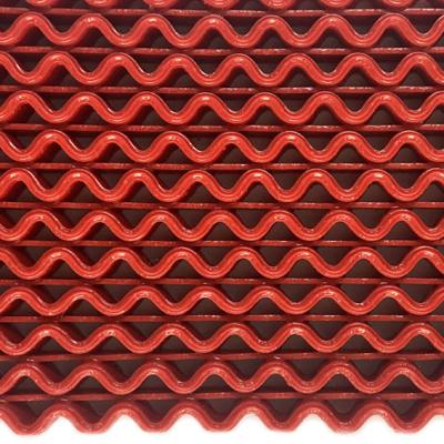 China 11 MM Vinyl PVC Non Slip Floor Mat Walk Off Safety Solution Mesh for sale
