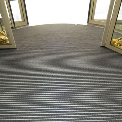 China Heavy Traffic Non Slip Aluminum Floor Mat 10mm - 20mm Depth for sale