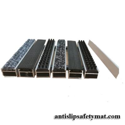 China Aluminum Entry Floor Safety Mats 20 MM Anti Skid 6063 T5 for sale