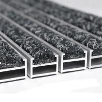 China Customizable Aluminum Entrance Mats With Carpet Insert Anodized for sale