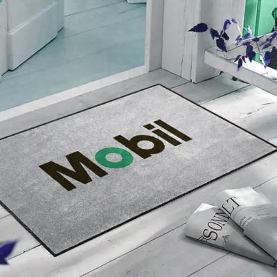 China SGS Anti Skid Custom Rubber Entrance Mats Heavy Foot Traffic Resist Dirt for sale