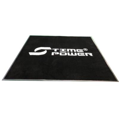 China 9mm Thickness Custom Logo Mats Anti Slip Commercial Entrance Mats for sale