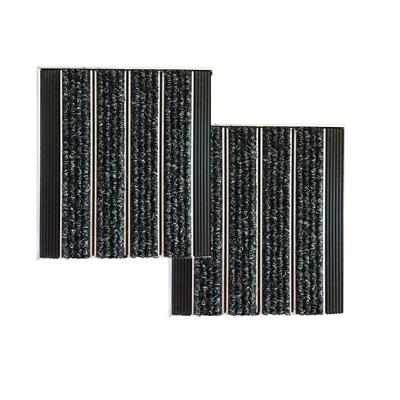 China 18mm Depth Aluminum Entrance Mats With Dust Removal Function for sale