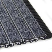 China Hotel Shopping Mall Aluminum Floor Mats Slip Resistant for sale