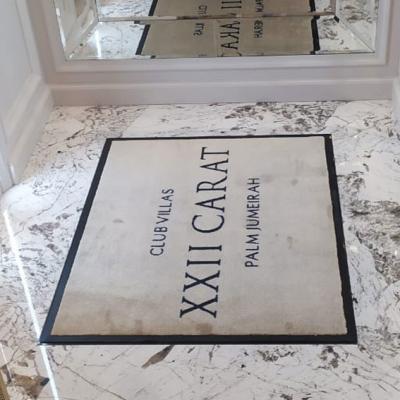China Personalized Commercial Entrance Mats With Custom Logo And Nitrile Rubber Backing for sale