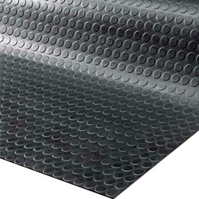 China Studded Rubber Flooring Matting Slip-Resistant And Waterproof for sale