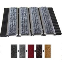 China Aluinum Profile Floor Mat Easy Roll Up Anti Slip Dirt Removal for sale