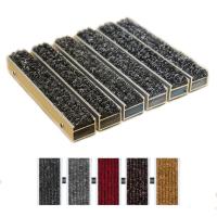 China Commercial Heavy Duty Aluminum Entrance Floor Mat For Revolving Door for sale