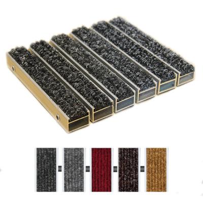 China Commercial Heavy Duty Aluminum Entrance Floor Mat For Revolving Door for sale