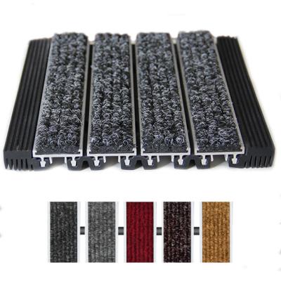 China Custom Size Aluminum Entrance Mats For High Traffic Commercial Buildings for sale