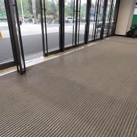 China Custom Size 6063-T5 Aluminum Alloy Entrance Mats with 1000 lbs. Rolling Load for High Traffic Commercial Buildings for sale