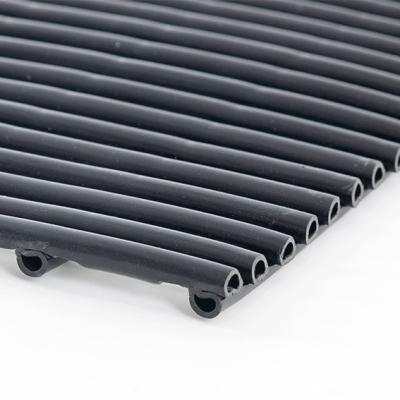 China PVC Anti-Slip Bath Mat 12mm Thick 3800g/sqm Hollow Tube for sale