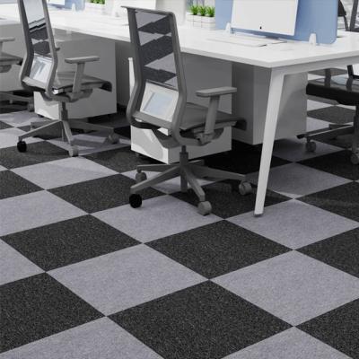 China 5.0mm Thickness PVC Backing Office Carpet Tiles for sale
