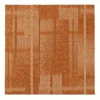 China Warm Caramel Brown;Two-Tone Blended TextureSolution Dyed Carpet Tiles 50x50cm Loop Pile Durable Office Flooring;high color fastness carpet tiles; for sale